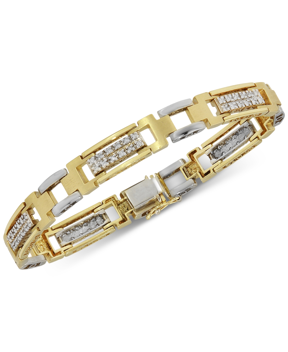 Click here for Mens Diamond (1 ct. t.w.) Bracelet in 10k Yellow &... prices