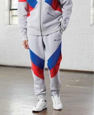 Champion Men's C-Life Colorblocked Track Pants - Macy's