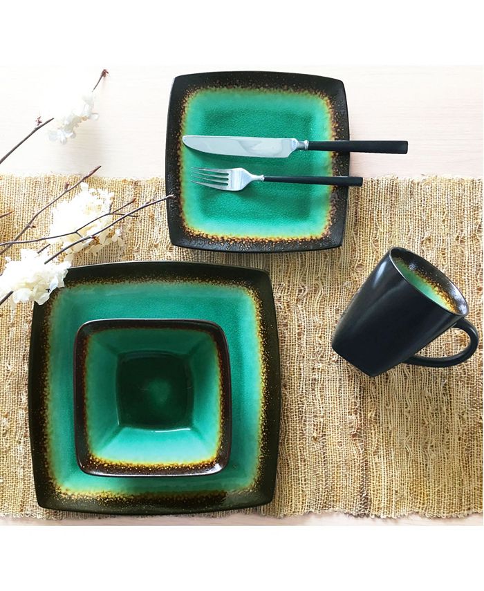 Baum Zen 16 Piece Dinnerware Set - Macy's