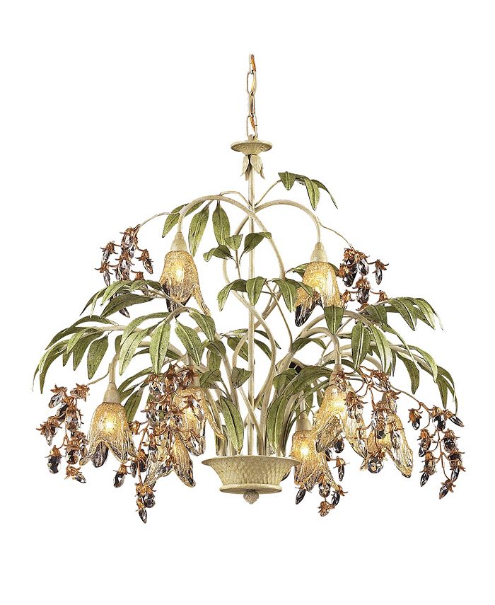ELK Lighting Huarco Collection Seashell Finish - Macy's