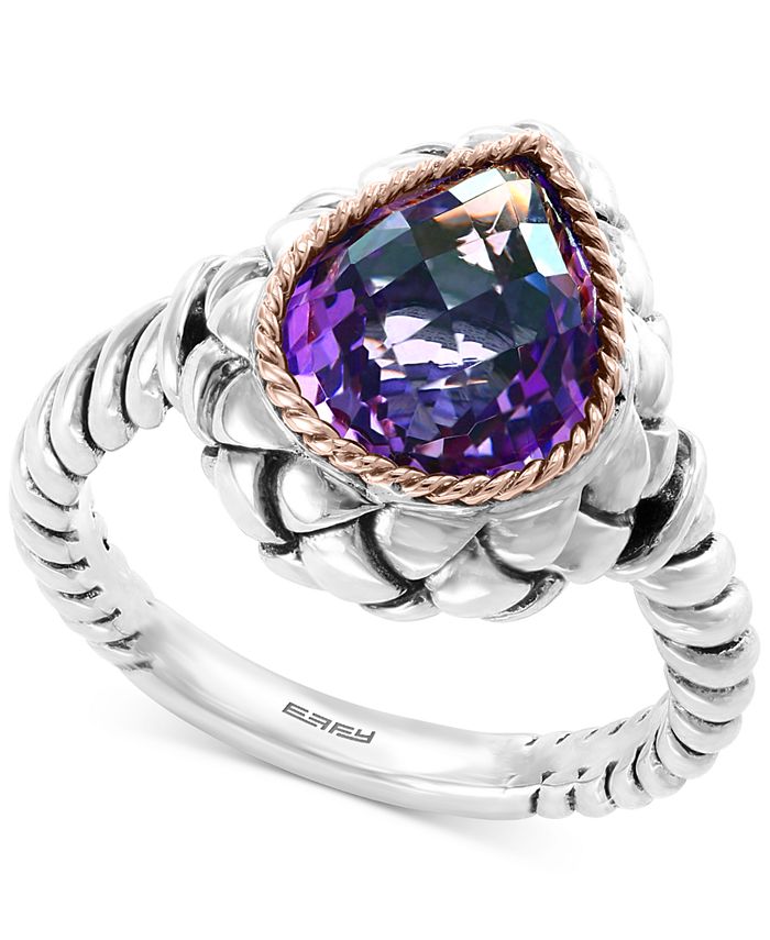 EFFY Collection EFFY® Amethyst Ring (3-5/8 ct. t.w.) in Sterling Silver ...