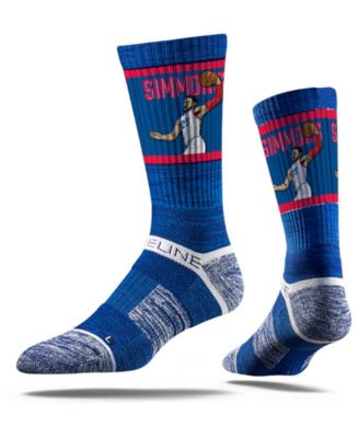 Strideline Philadelphia 76ers Ben Simmons Action Crew Socks - Macy's
