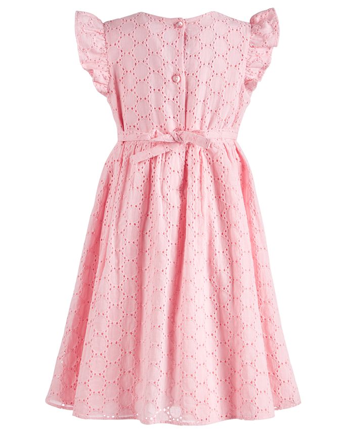 Bonnie Jean Toddler Girls Eyelet Dress - Macy's