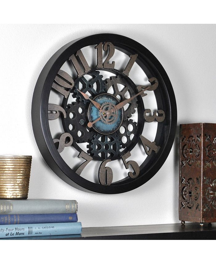 FIRSTIME & CO Firstime and Co. Vintage Gears Wall Clock - Macy's