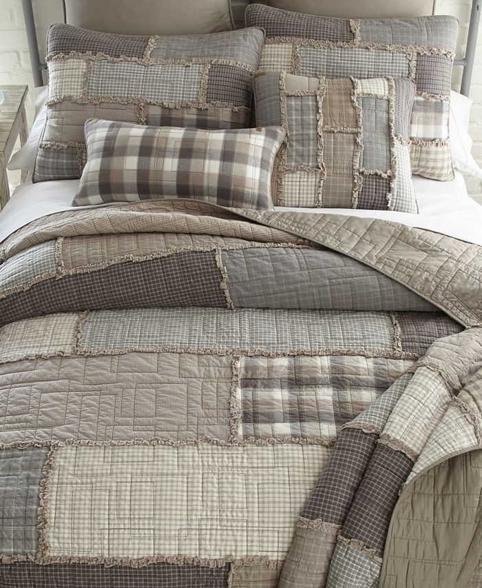 American Heritage Textiles Smoky Cobblestone Cotton Quilt Collection ...