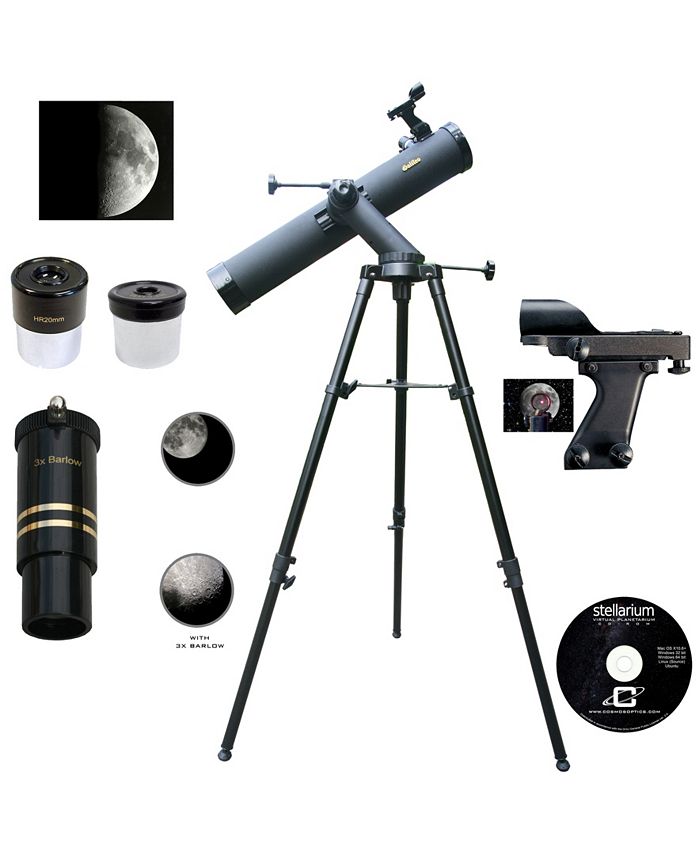 Galileo 800mm X 80mm Astronomical Tracker Mount Telescope and Red Dot ...