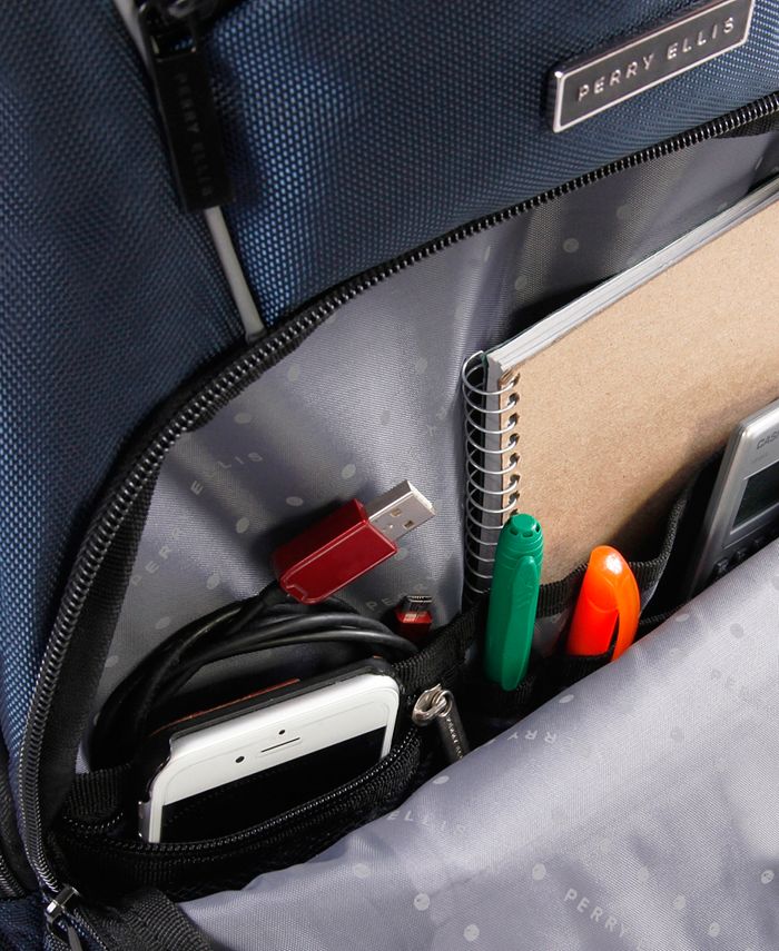 Perry Ellis 350 Laptop Backpack - Macy's