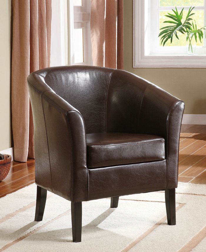 Linon Home Décor Simon Club Chair - Macy's