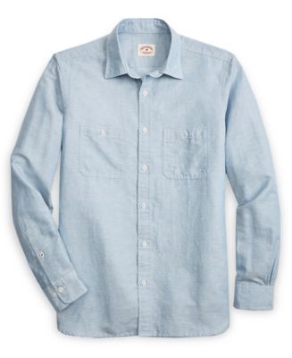 Brooks Brothers Red Fleece Men's Chambray Shirt - Macy's