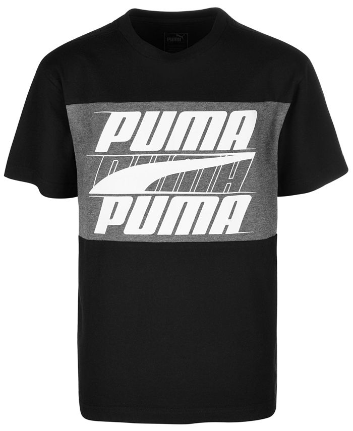 Puma Big Boys Jersey Rebel Graphic Cotton T-Shirt - Macy's
