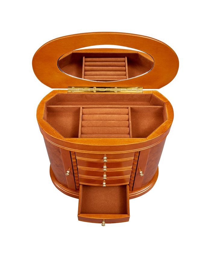 Mele & Co Trinity Wooden Jewelry Box - Macy's