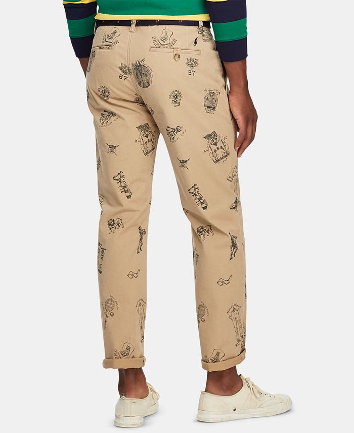 Polo Ralph Lauren Men's Stretch Straight-Fit Bedford Chino Pants - Macy's