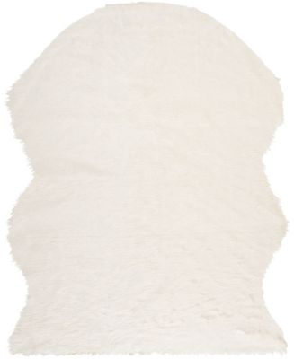 Safavieh Faux Sheep Skin Ivory 8' X 10' Area Rug - Macy's