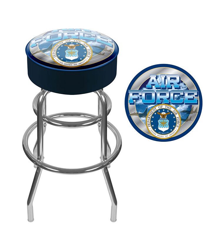 Trademark Global US Air Force Padded Bar Stool - Macy's