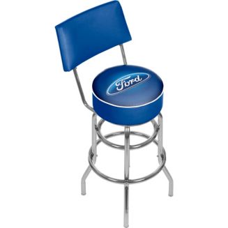 Ford Swivel Bar Stool with Back - The Universal Car - Macy's