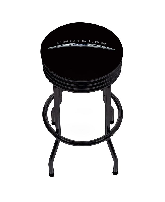Trademark Global Chrysler Single Ring Ribbed Bar Stool - Macy's
