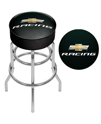 Trademark Global Chevrolet Padded Swivel Bar Stool - Chevy Racing - Macy's