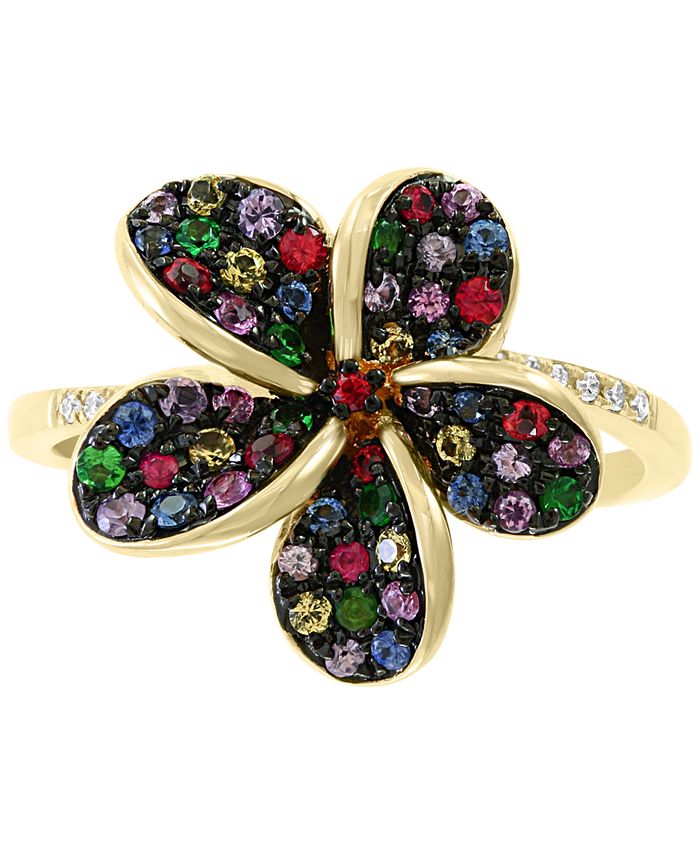 EFFY Collection EFFY® Multi-Sapphire (3/4 ct. t.w.) and Diamond Accent ...