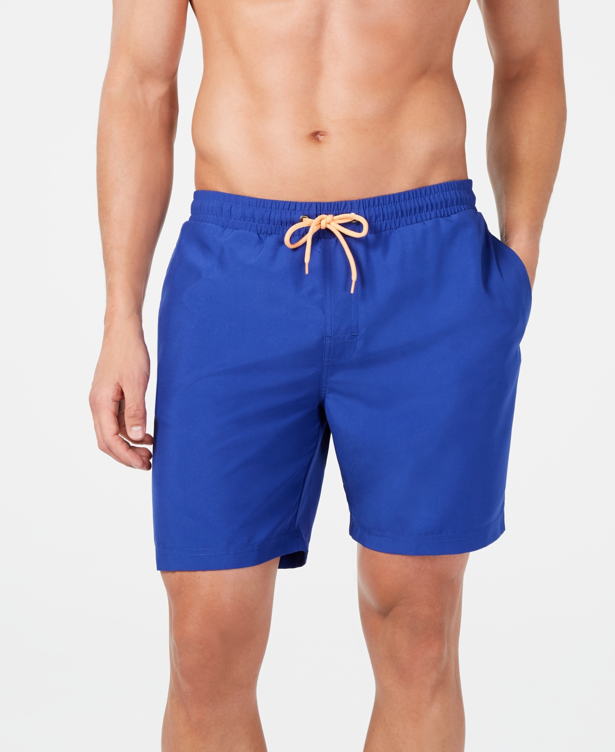 Click here for Club Room Mens Quick-Dry Performance Solid 7 Swim... prices