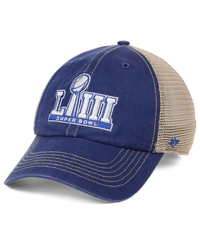 '47 Brand Super Bowl LIII Trawler Mesh CLEAN UP Snapback Cap - Macy's