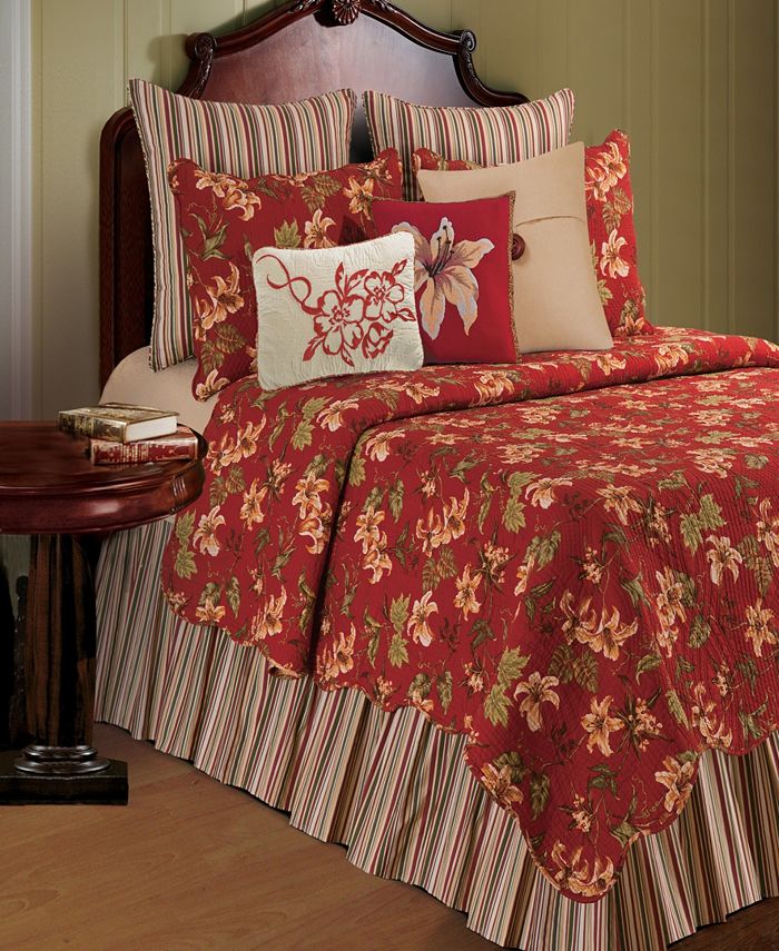 C&F Home Lily Garden Full Queen 3 Piece Quilt - Macy's