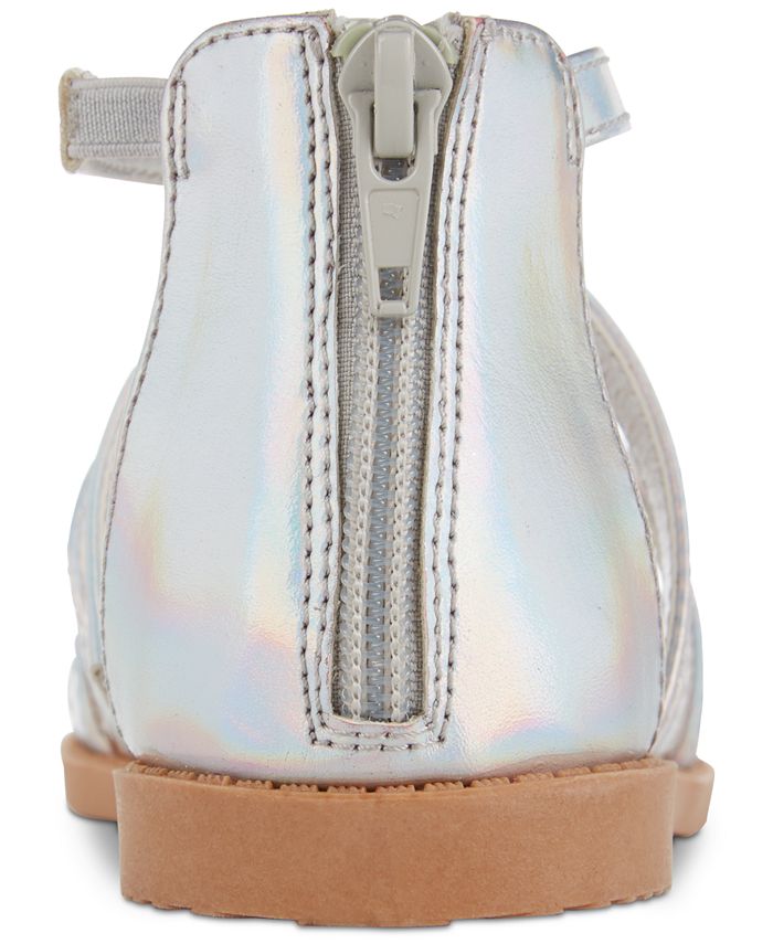 Sugar Little & Big Girls Iridescent Sandals - Macy's