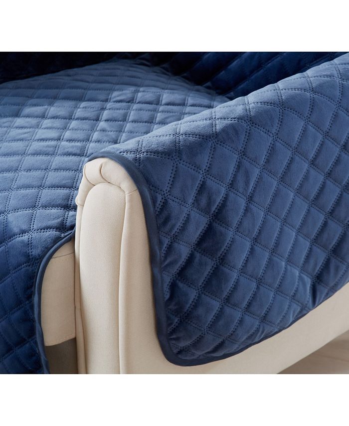 Great Bay Home Fashions Sofa Saver Velvet Solid Chair Furniture ...