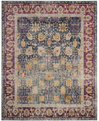 Safavieh Granada GRA350 Blue and Fuchsia 9' x 12' Area Rug - Macy's