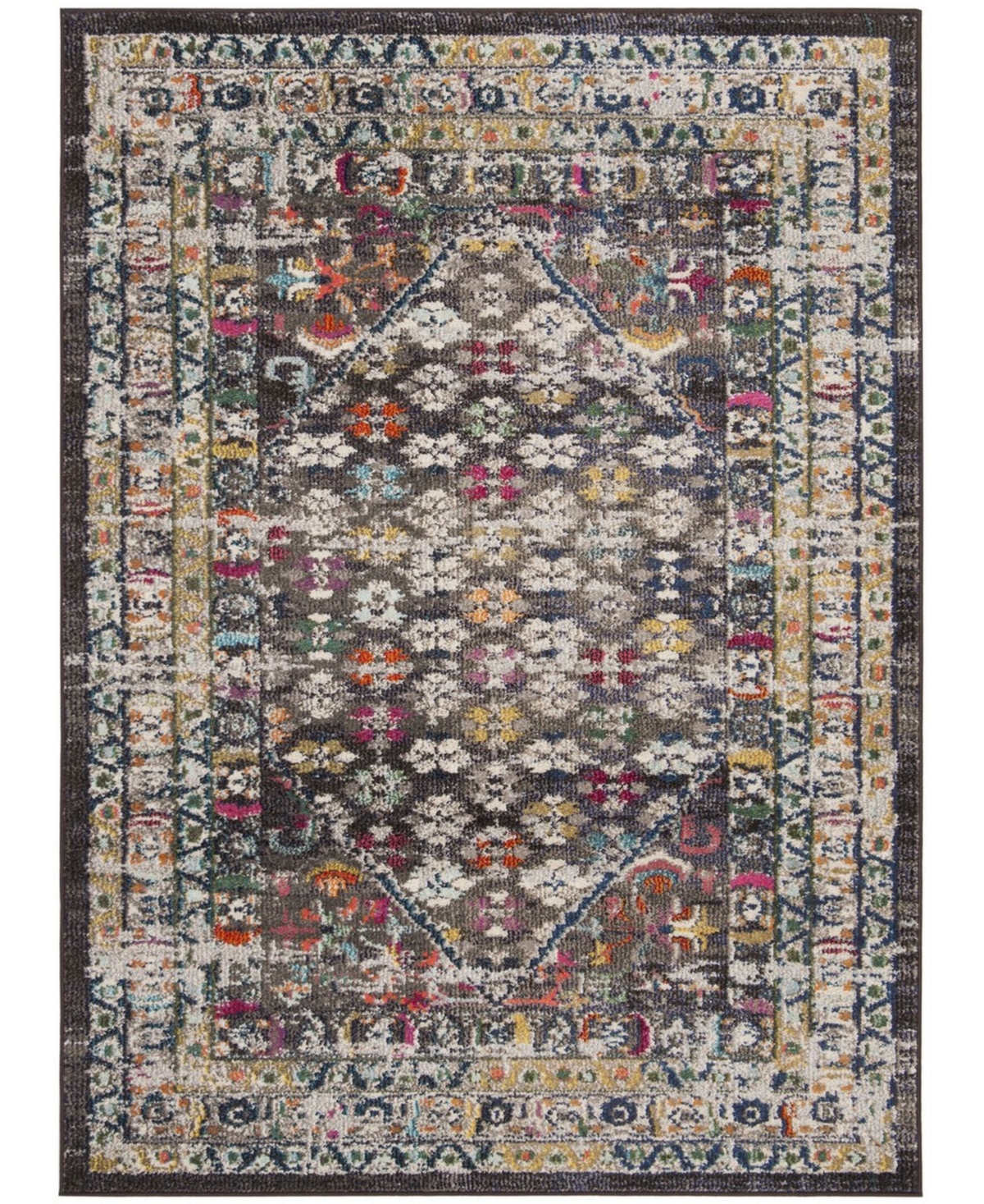 Click here for Safavieh Monaco MNC255 51 x 77 Area Rug - Brown/Gr... prices