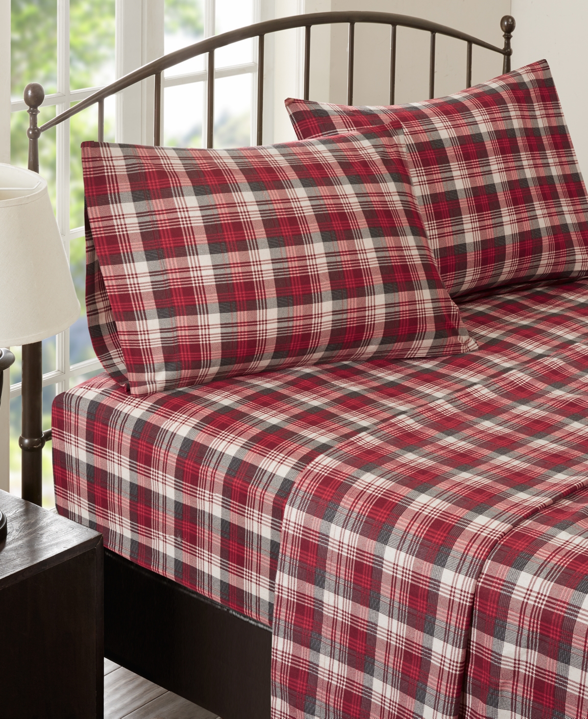 Click here for Woolrich Printed Flannel 4-Pc. Sheet Set  Californ... prices