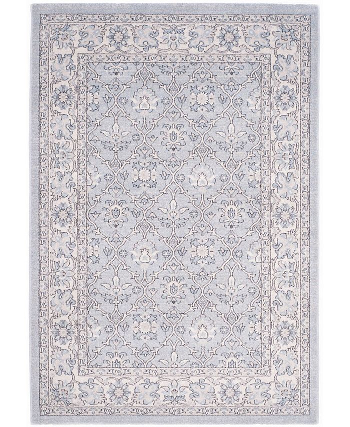 Safavieh Carmel Light Blue and Ivory 2' x 8' Runner Area Rug - Macy's