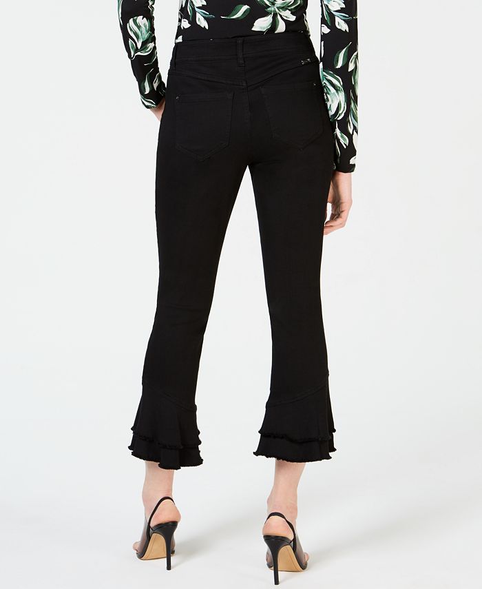 INC International Concepts INC Petite Double-Ruffle Flare Jeans ...