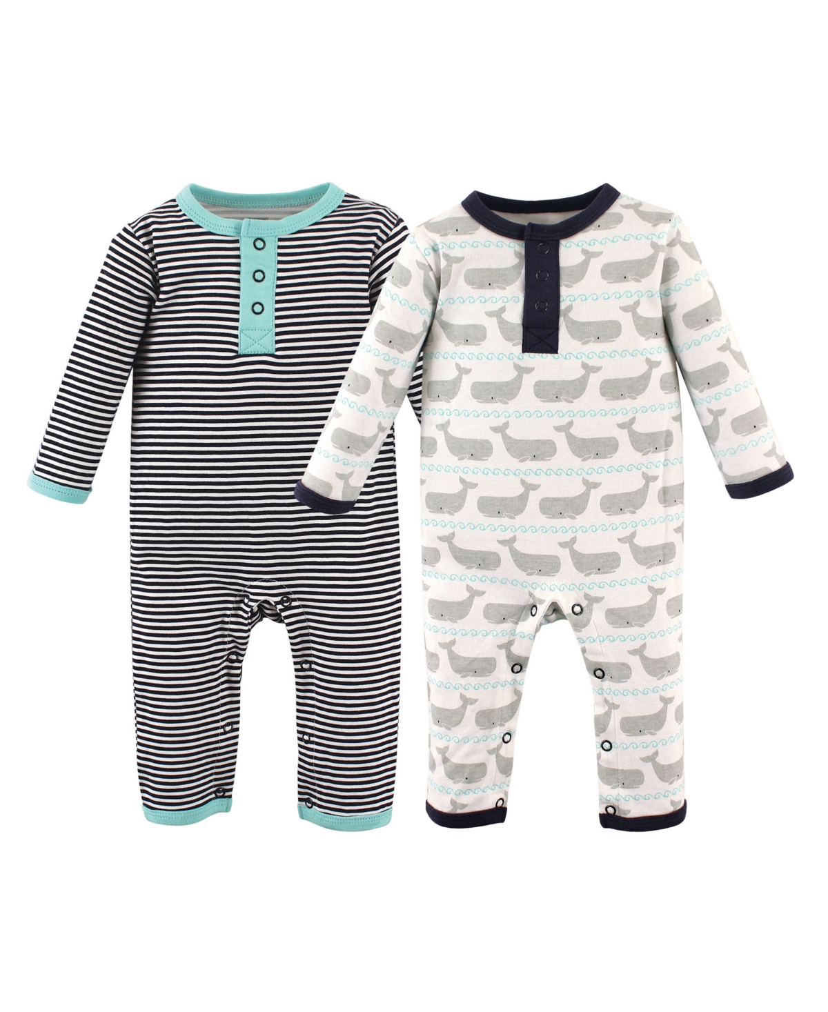 Click here for Hudson Baby Baby Boys Hudson Cotton Coveralls - Wh... prices