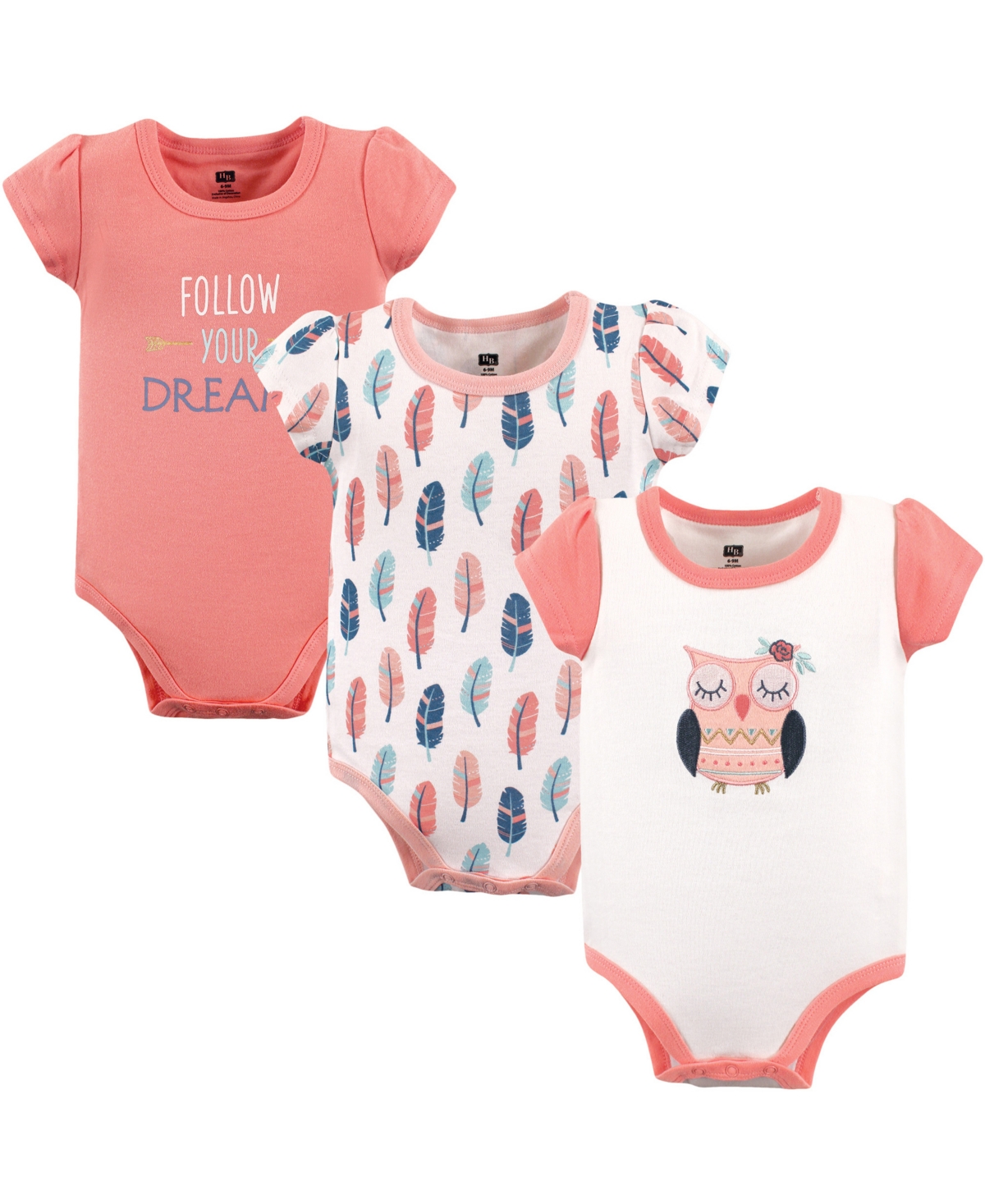 Click here for Hudson Baby Baby Girls Hudson Comfy Everyday Cotto... prices