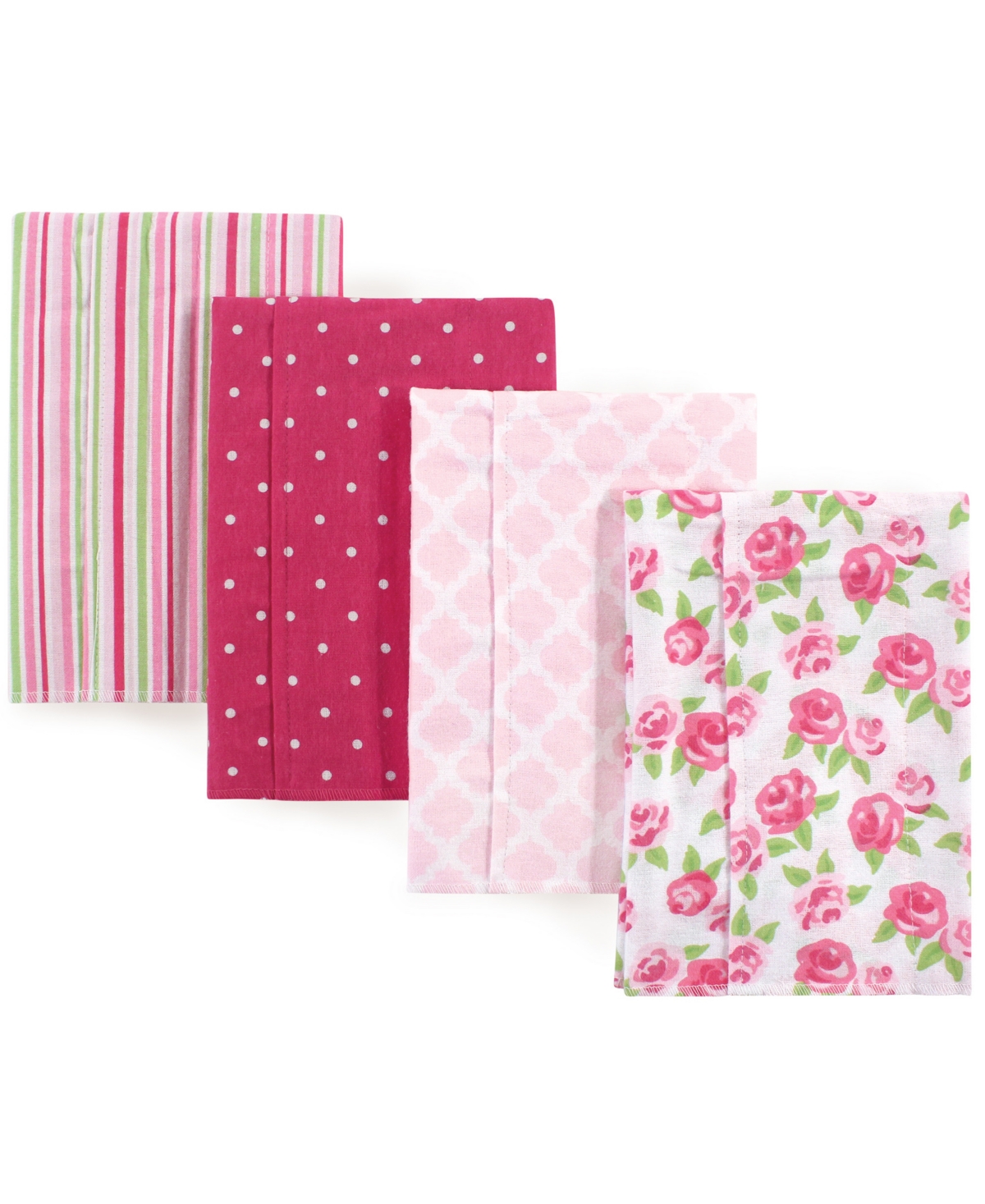 Click here for Hudson Baby Girls Cotton Flannel Burp Cloths - Ros... prices