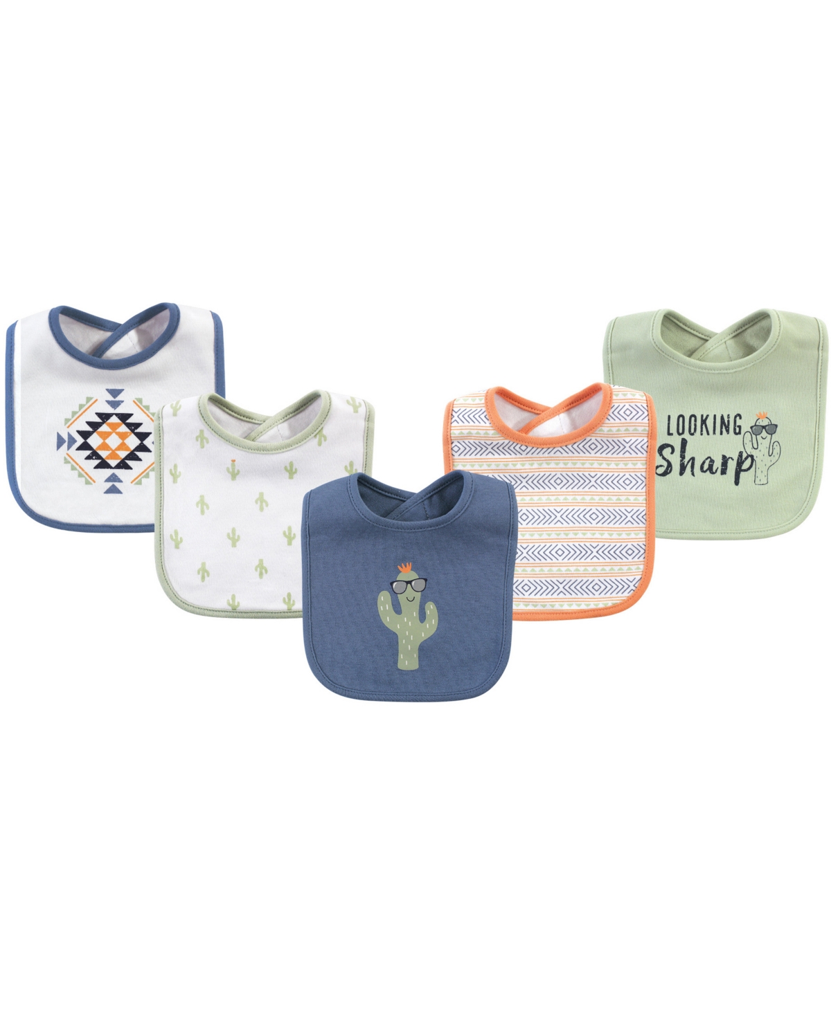 Click here for Hudson Baby Boys 5Pk of Soft Interlock Baby Bibs -... prices