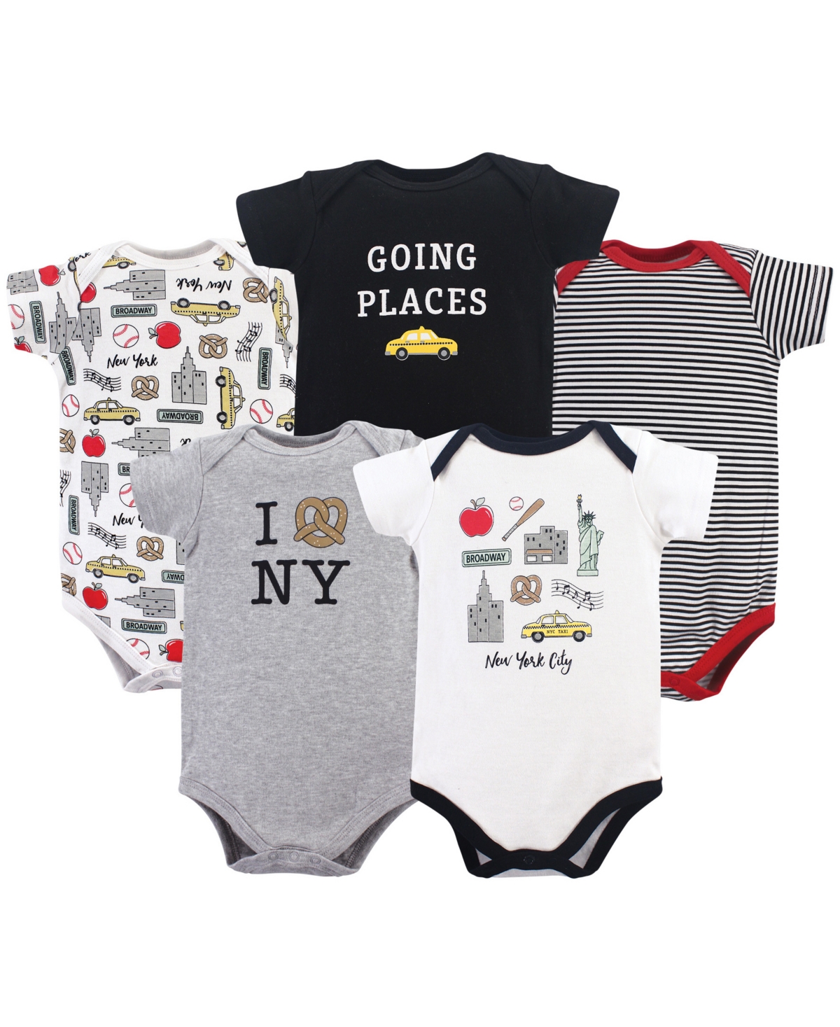 Click here for Hudson Baby Baby Boys Multipack of 5 Comfortable C... prices