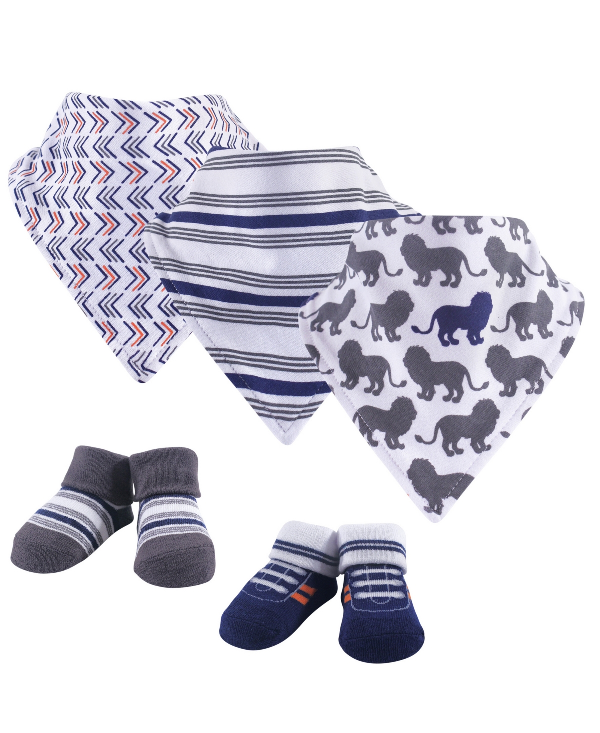 Click here for Yoga Sprout Baby Girls Cotton Bibs and Socks - Lio... prices