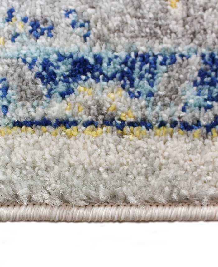 BB Rugs CLOSEOUT! Cassius CSS-504 Ivory 2'6" x 8' Runner Area Rug - Macy's