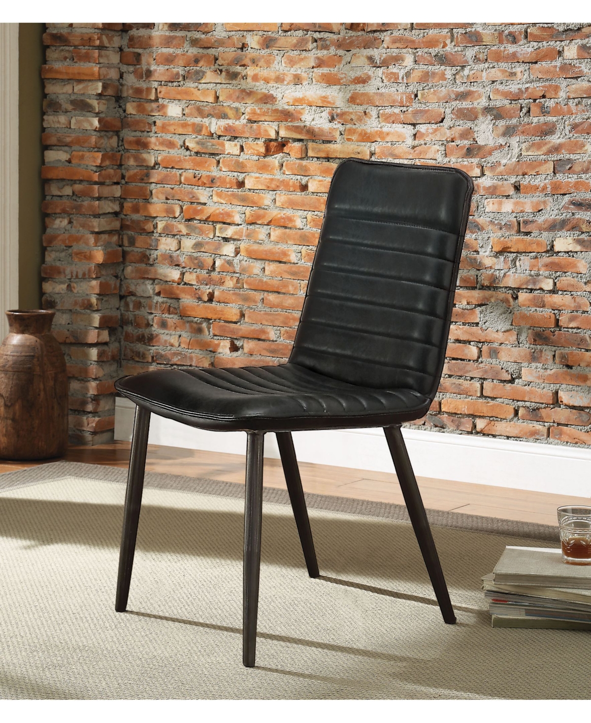 Click here for Hosmer Side Dining Chair (Set of 2) - Black prices