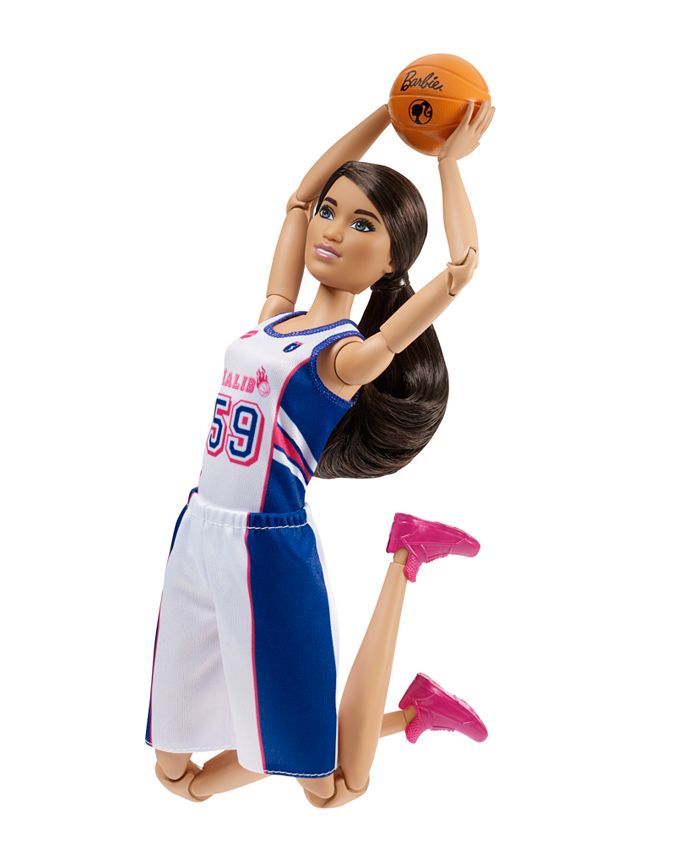 Barbie Made to Move™ Basketball Player Doll - Macy's