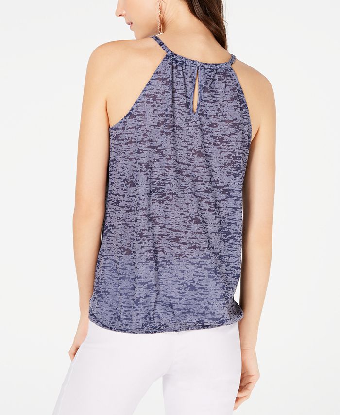 INC International Concepts INC Printed Keyhole Halter Top, Created for ...