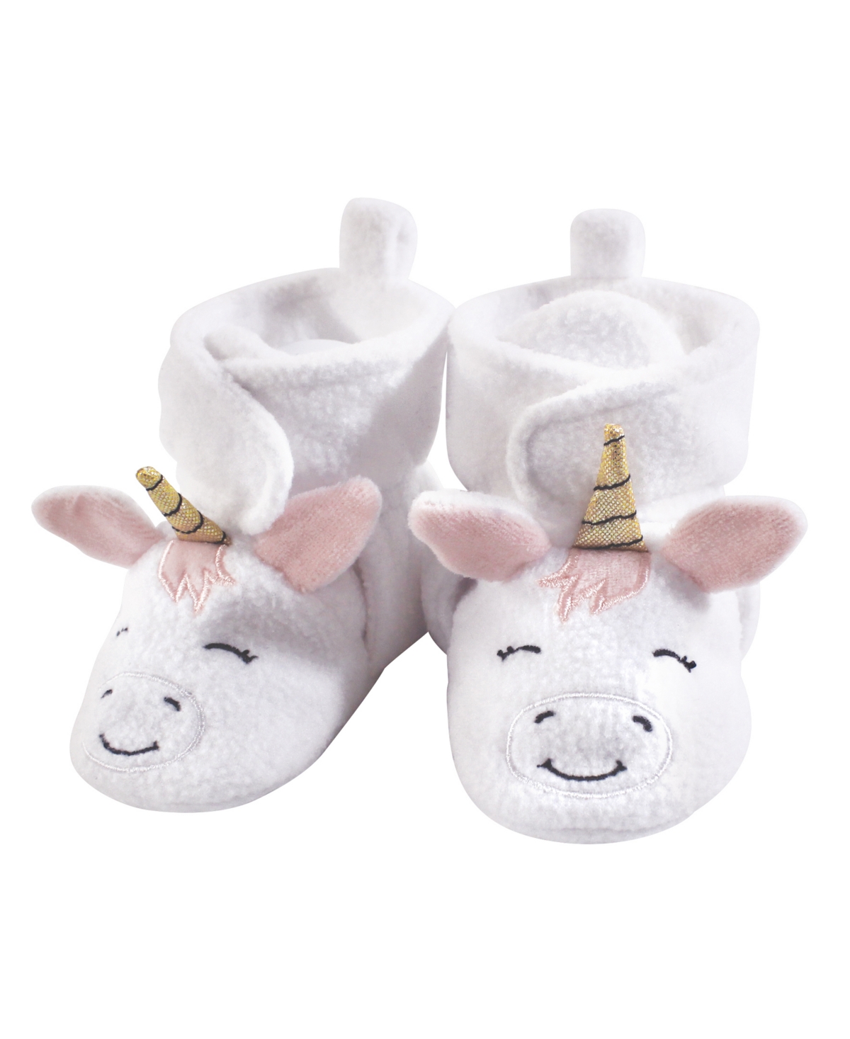 Click here for Hudson Baby Baby Girls Cozy Fleece Booties - White... prices