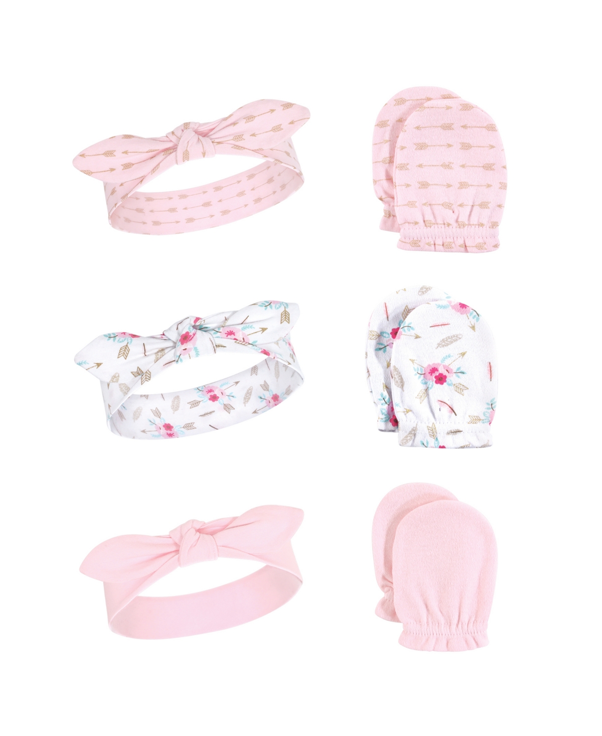 Click here for Little Treasure Baby Girl Headband and Scratch Mit... prices