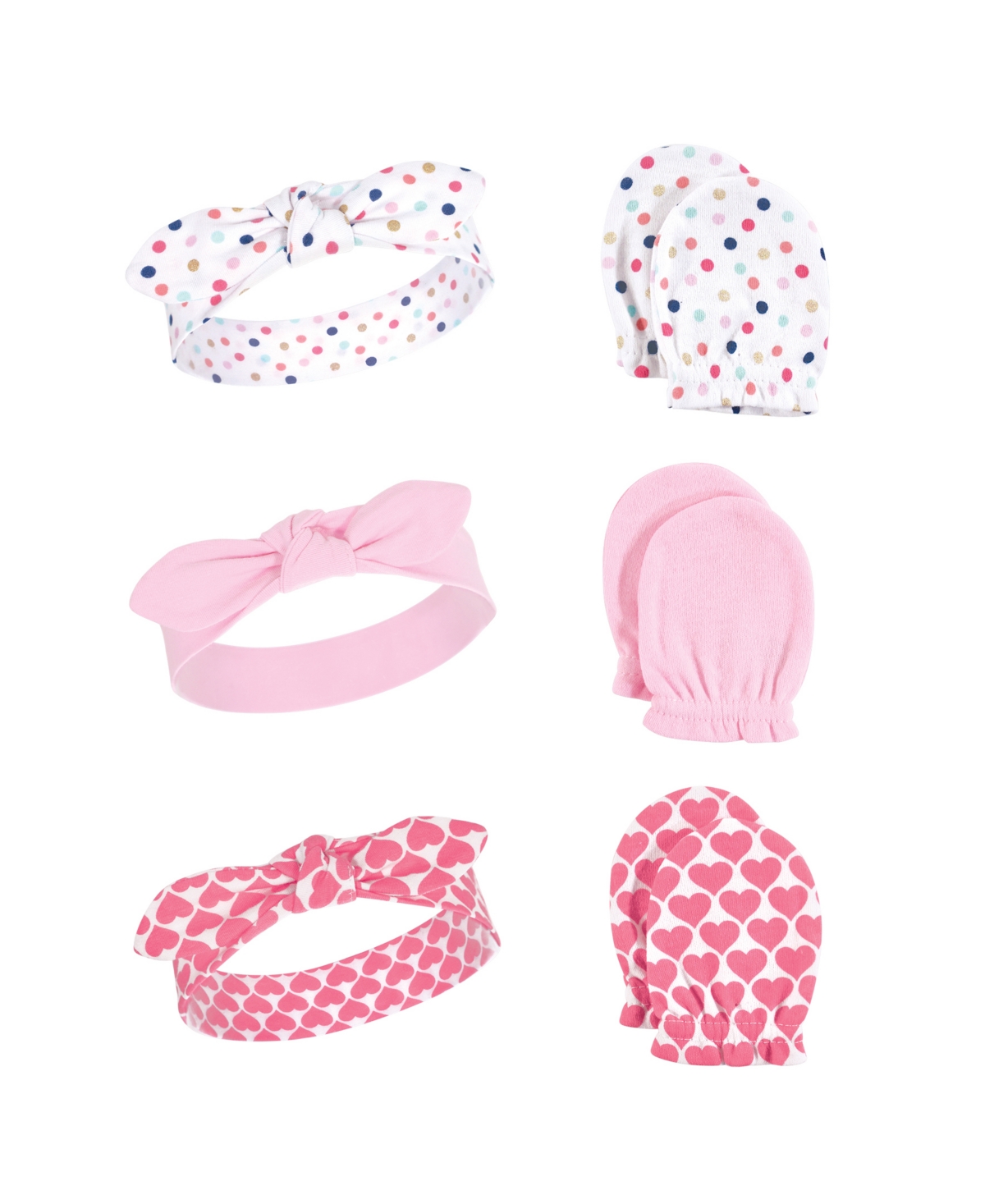 Click here for Little Treasure Baby Girl Headband and Scratch Mit... prices