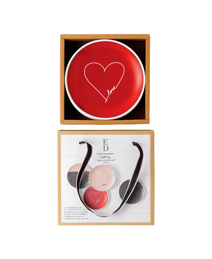ED Ellen Degeneres Crafted by Royal Doulton Signature Plate, Set of 4 ...