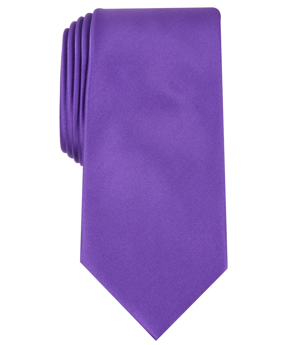 Click here for Mens Perry Ellis Satin Solid Tie - Purple prices