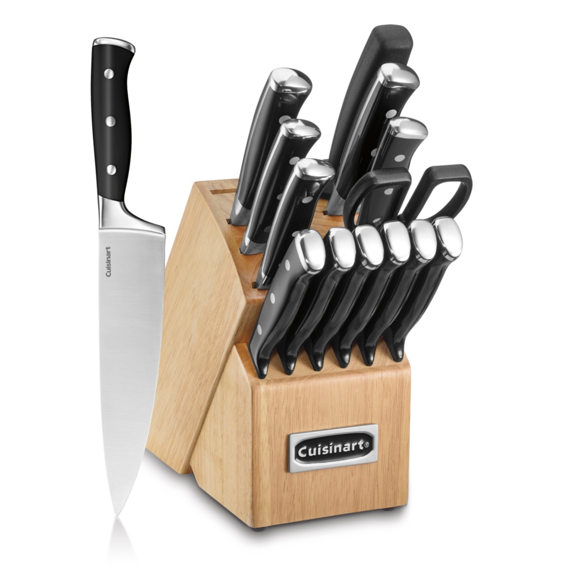Click here for Cuisinart 15-Piece Triple Riveted Cutlery Set - Bl... prices
