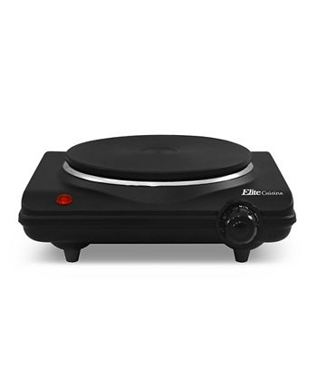 Elite Gourmet Elite Cuisine Countertop Single Flat Burner, Electric Hot ...