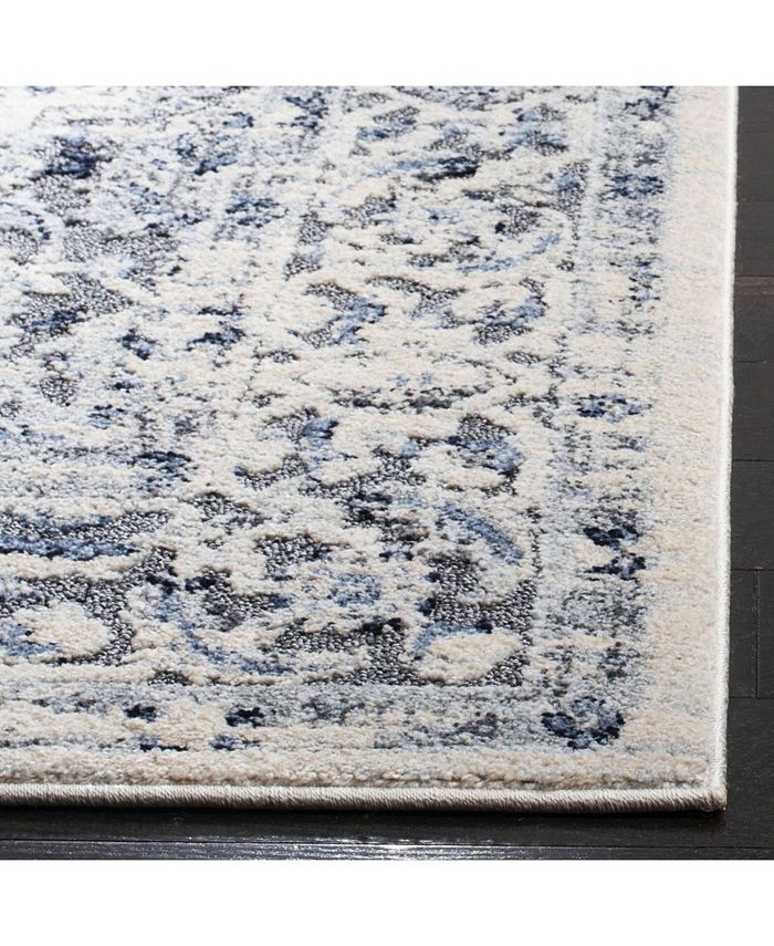 Safavieh Harbor Blue and Creme 4' x 6' Sisal Weave Area Rug - Macy's